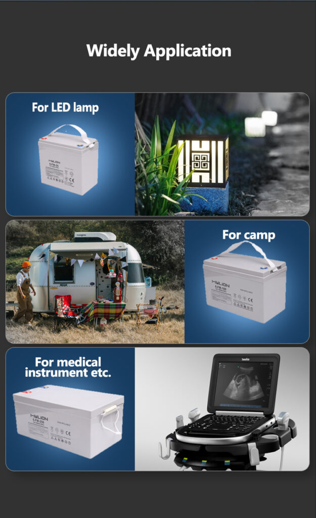mylion 12v 250ah solar panel battery charger control batteries for ...